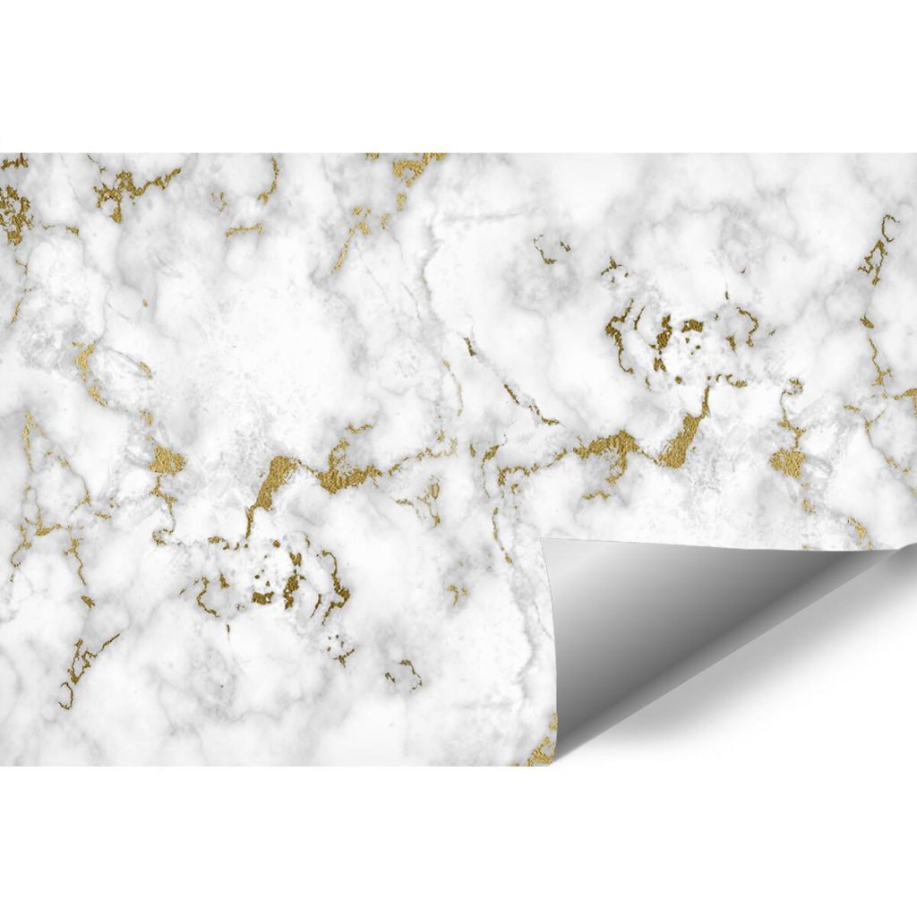 Tapeta z motywem marmuru » Dekochatka kreatywne dekoracje